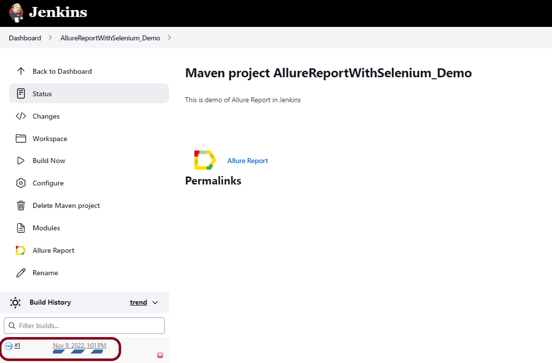 Integration of Allure Report with Jenkins – QA Automation Expert