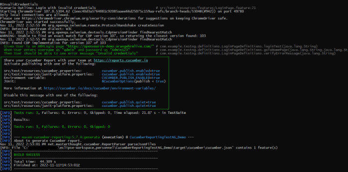 Implemention of ‘Masterthought’ Reports in Cucumber with TestNG – QA ...