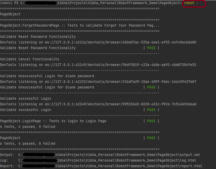 How to run all the tests from the folder in Robot Framework – QA ...