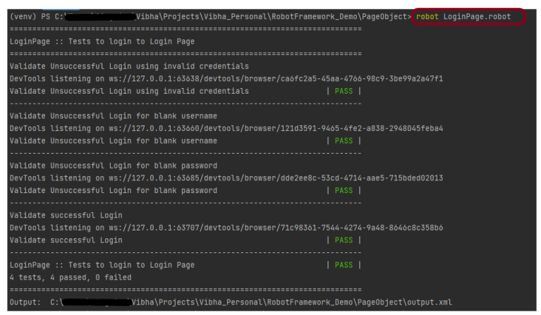 How to run all the tests from the folder in Robot Framework – QA ...