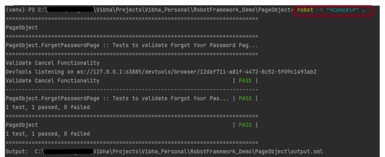 How to run all the tests from the folder in Robot Framework – QA ...