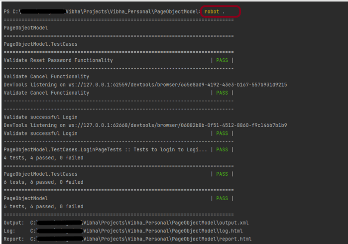 Page Object Model in the Robot Framework – QA Automation Expert