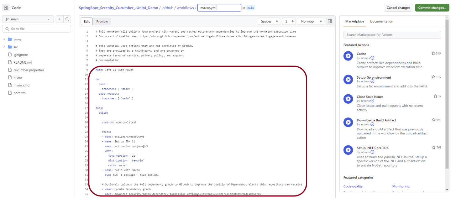 How to run SpringBoot tests with GitHub Actions – QA Automation Expert
