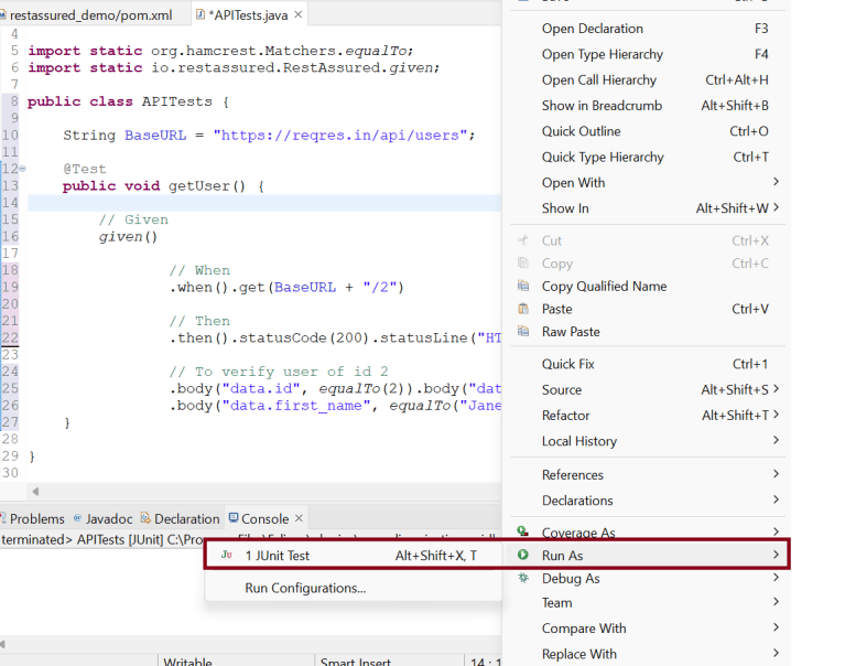 Setup Basic Rest Assured Maven Project In Eclipse Ide Qa Automation 7421