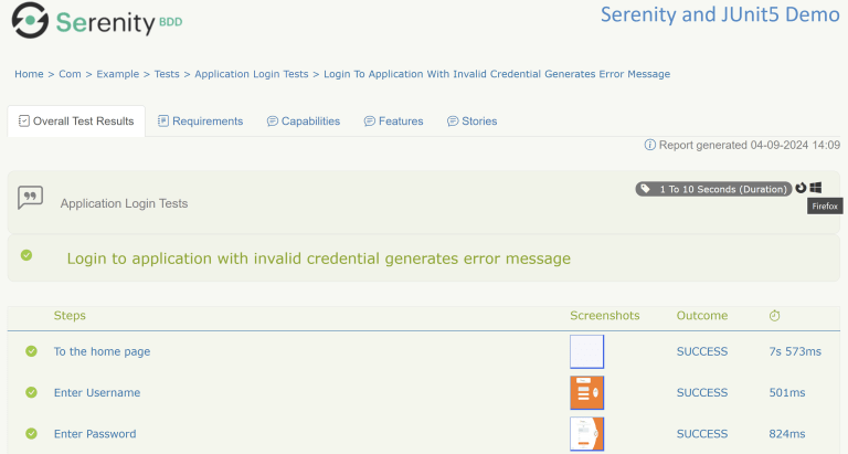 Serenity-BDD – QA Automation Expert