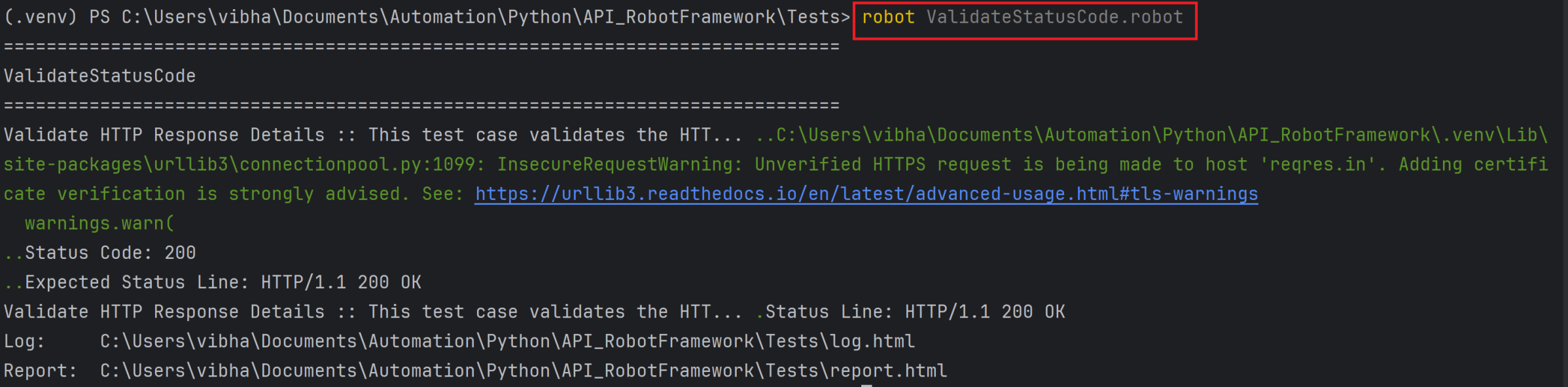 Verifying Status Code and Status Line in Robot Framework – QA ...