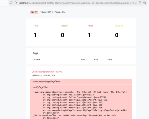 Replacement of Extent Report: ChainTest Report with Selenium and TestNG ...
