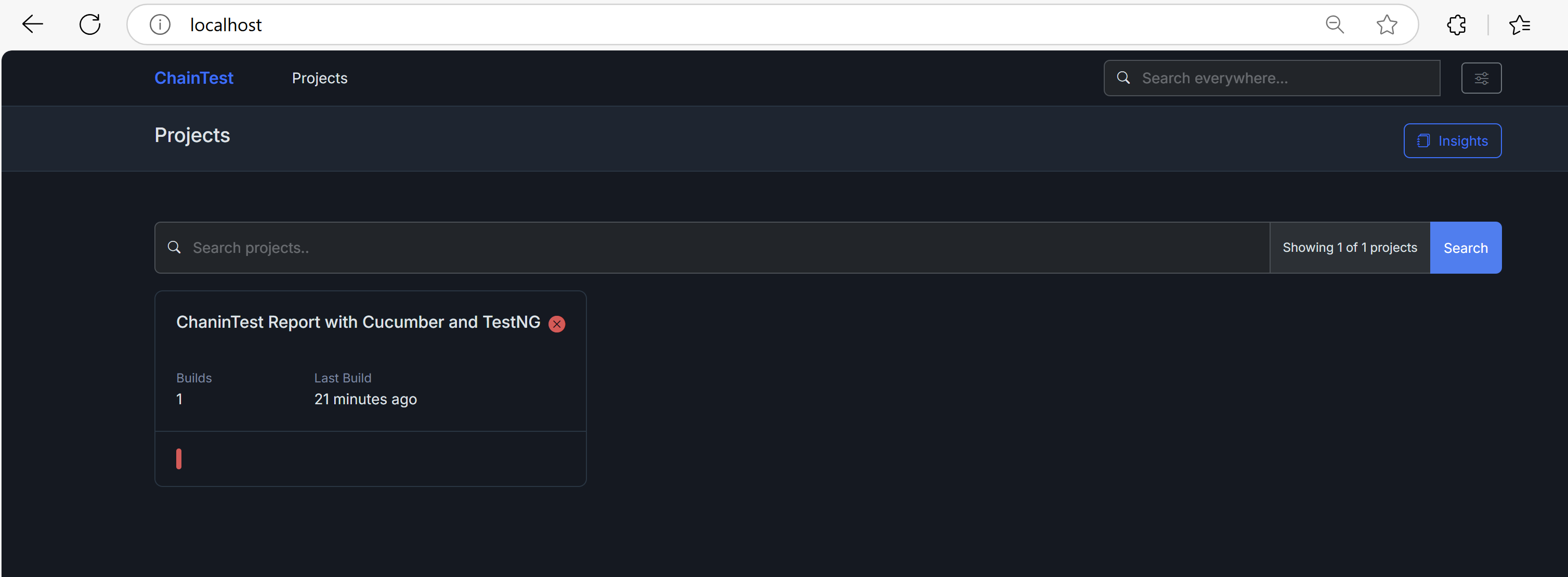 ChainTest Report – QA Automation Expert
