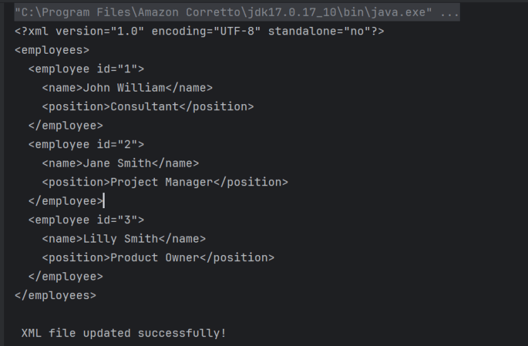 How to update XML Documents Using Java DOM Parser – QA Automation Expert