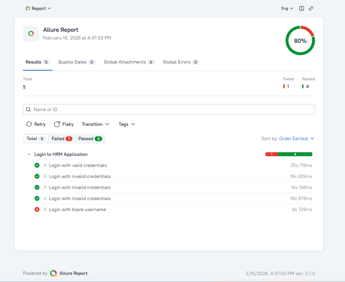 Integrate Allure Report with Playwright with Java and TestNG – QA ...
